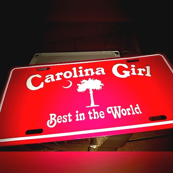 Carolina Belle | Other | Carolina Girl License Plate | Poshmark